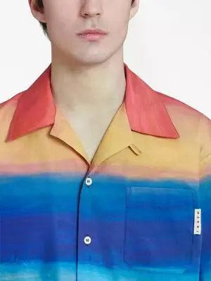 Marni Painterly-print Cotton Shirt