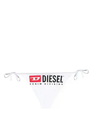 DIESEL® Logo-print Bikini Briefs - White