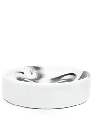 FORNASETTI Face-print Ashtray - Black