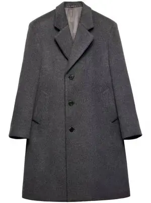Prada Single-breasted Wool Coat