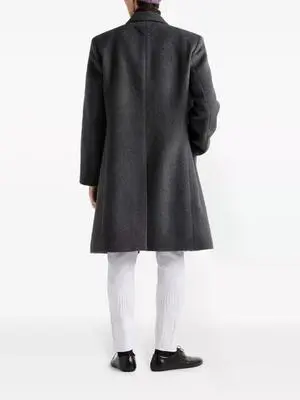 Prada Single-breasted Wool Coat