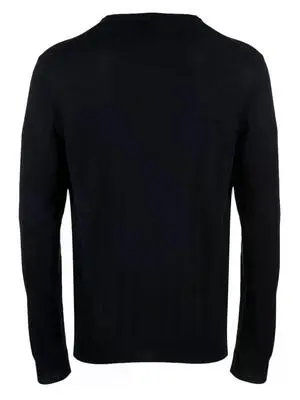 ZANONE Crew-neck Fine Knit Jumper - Blue