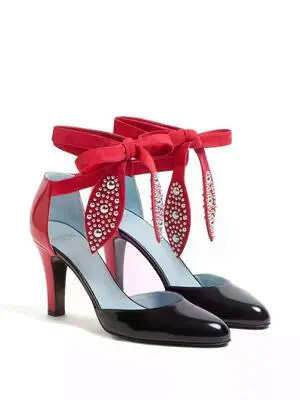 Valentino Garavani Foliage Tie-fastening Pumps