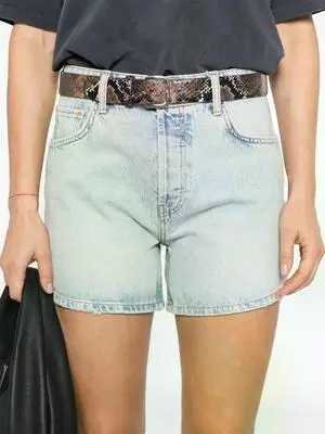 ANINE BING Light Wash Denim Shorts
