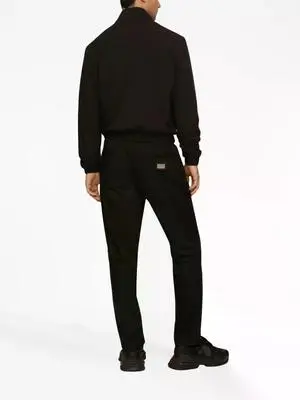 Dolce & Gabbana Logo Plaque Track Pants - Black