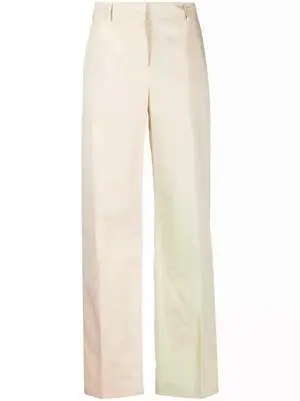 PT TORINO High-waisted Straight Leg Trousers - Neutrals