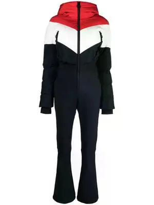 Fusalp Kira Contrast-panel Ski Suit - Blue