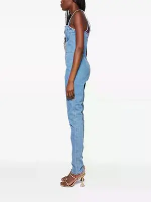 Magda Butrym Denim Bustier Jumpsuit