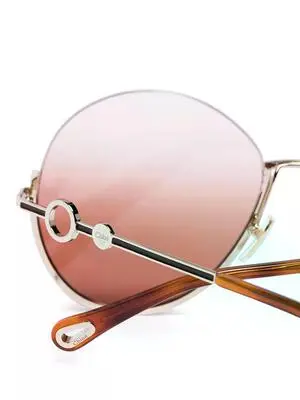 Chloé Sofya Round Frame Sunglasses