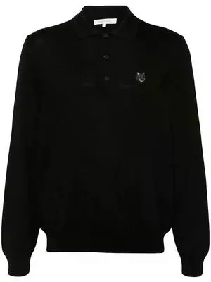 Maison Kitsuné Fox-motif Polo Shirt