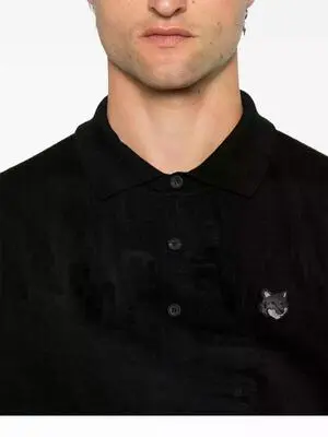 Maison Kitsuné Fox-motif Polo Shirt