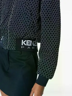 Kenzo Sashiko Stitch Embroidered Bomber Jacket
