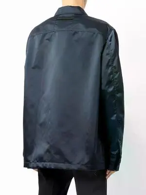 1017 Alyx 9sm Midnight Cotton Satin Finish Jacket - Blue