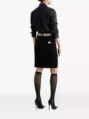 Dolce & Gabbana Midi Denim Skirt