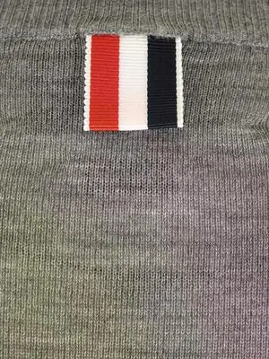 Thom Browne 4-bar Crew Neck Jumper - Grey