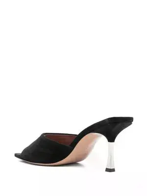 Paris Texas 75mm Lorena Mules - Black