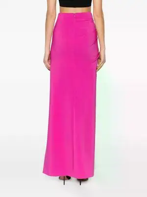 GENNY Crystal-embellished Midi Skirt