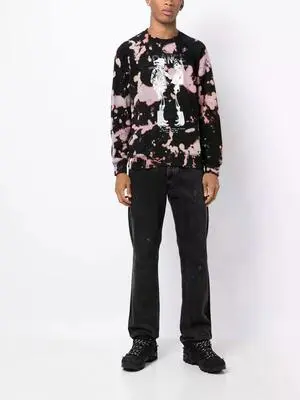 STAIN SHADE X Hiroshi Fujiwara Skeleton-print Sweatshirt - Black