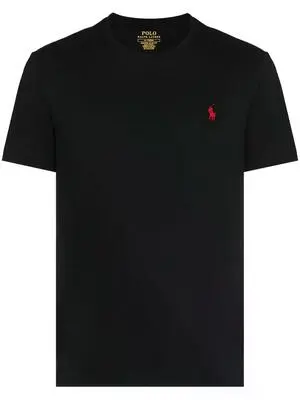 Polo Ralph Lauren Logo-embroidered T-shirt Black
