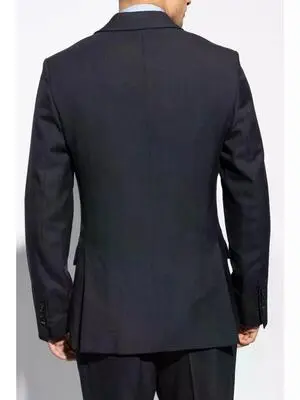 AMI Paris Double-breasted Blazer - Blue