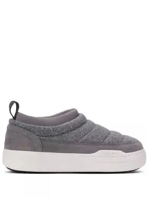 Moon Boot Park Logo-print Slip-on Sneakers - Grey