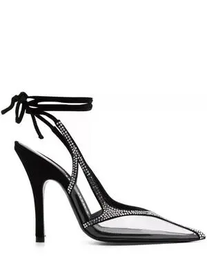 Attico Venus Embellished Pumps - Black