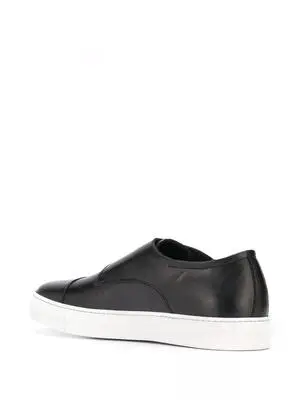 SCAROSSO Fabio Double Buckle Sneakers - Black
