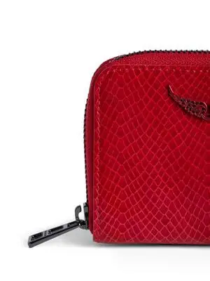 Zadig&Voltaire Mini Zv Crocodile-effect Wallet