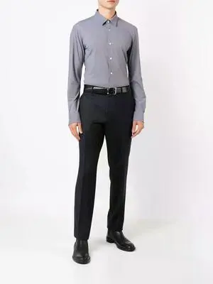 BOSS Tailored Straight-leg Trousers - Black