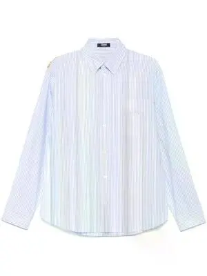 Versace Maxi Chain Striped Shirt - Blue