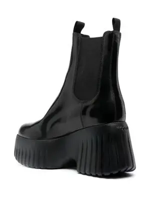 Hogan H-stripes Wedge Chelsea Boots