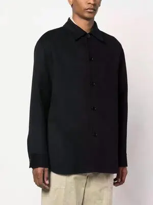 JIL SANDER Long-sleeve Cashmere Shirt Jacket