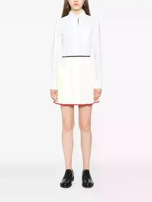 Thom Browne Pleated Knitted Mini Skirt