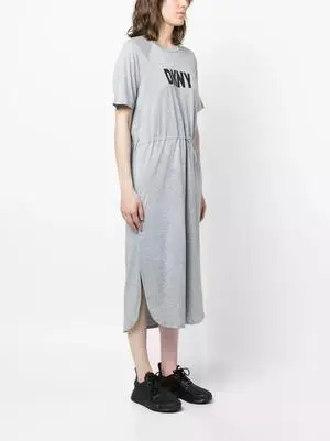 Dkny Logo Print T-shirt Dress