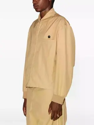 AMBUSH Striped Cotton Jacket - Brown