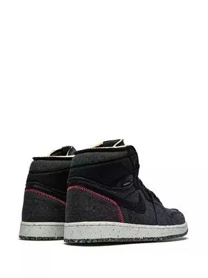 JORDAN Air 1 Retro High Og Zoom "space Hippie" Sneakers - Black