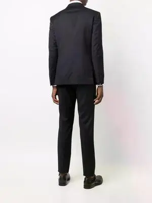 Tagliatore Single-breasted Wool Suit - Blue
