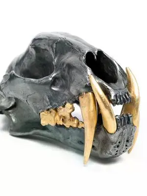 PARTS OF FOUR Leopard Skull Decorative Object