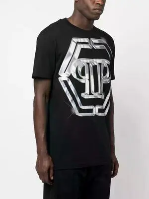 Philipp Plein Logo-print Short-sleeved T-shirt - Black