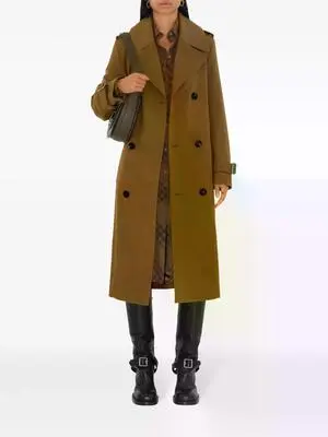 Burberry Belted Cashmere Trench Coat