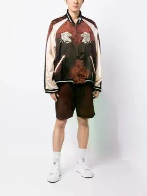 Mihara Yasuhiro Distressed Effect Drawstring Shorts