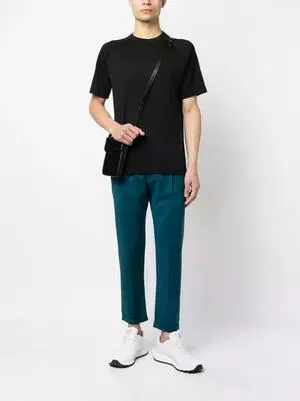Zegna Short-sleeve Wool T-shirt - Black