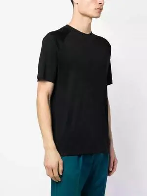 Zegna Short-sleeve Wool T-shirt - Black