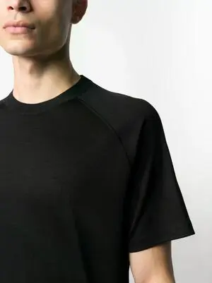 Zegna Short-sleeve Wool T-shirt - Black