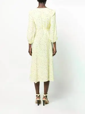 P.a.r.o.s.h Floral-print Silk Wrap Dress