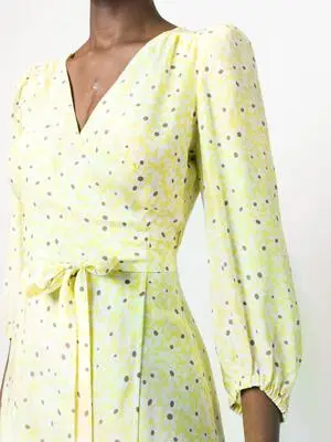 P.a.r.o.s.h Floral-print Silk Wrap Dress