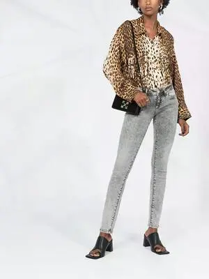 Philipp Plein High Rise Slim-fit Jeans