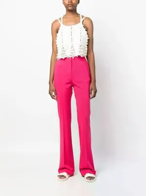 Pinko Pressed Crease High-waist Trousers