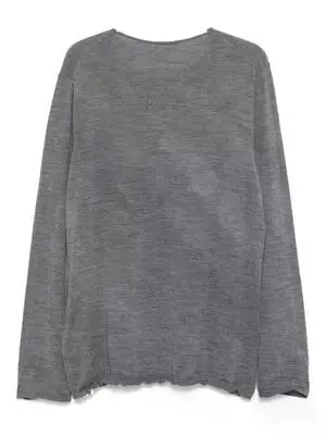 Comme Des Garçons Freedom" Embroidered Wool Sweater