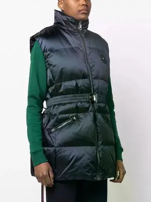 Tommy Hilfiger Logo Patch Padded Gilet - Blue
